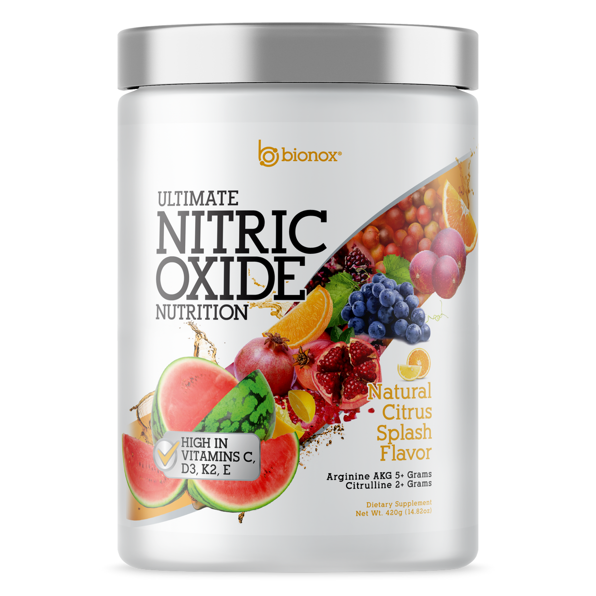 Bionox Citrus M3 Ultimate Nitric Oxide Nutrition 60 Scoop Wellrabbit
