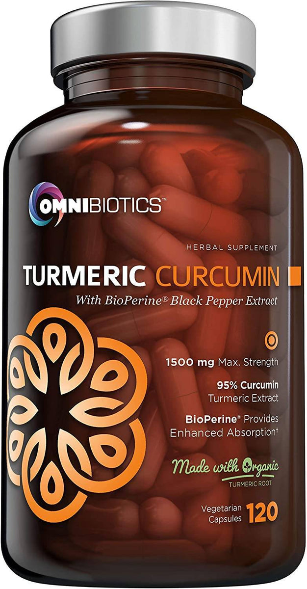 Omnibiotics | Organic Turmeric Curcumin - 120 Count – WellRabbit