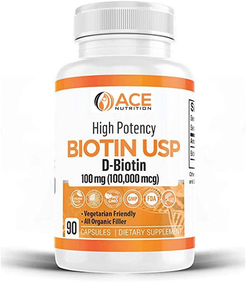 Ace | Biotin USP - 90 Count – WellRabbit