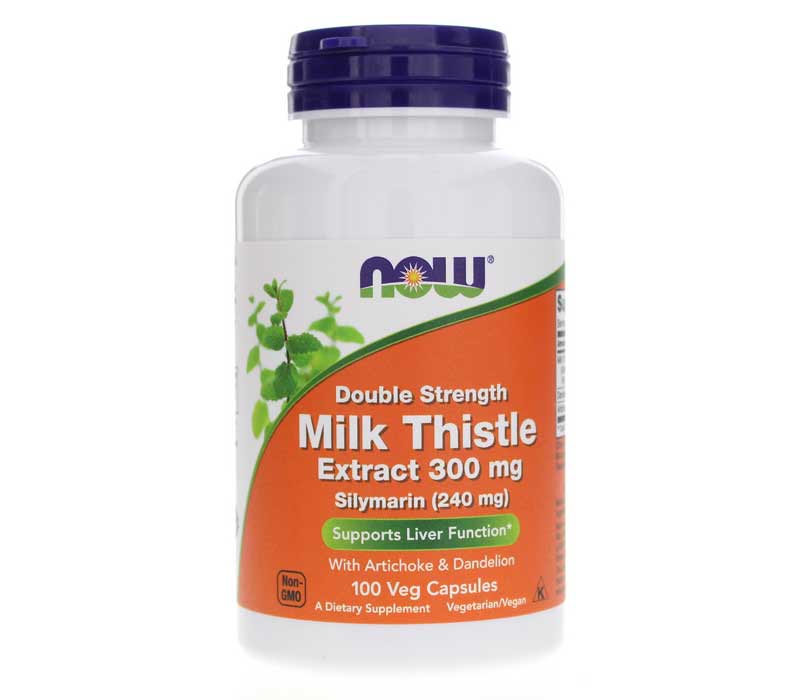 Now Foods | Double strength Milk Thistle Extract 300mg w/Silymarin 240 ...